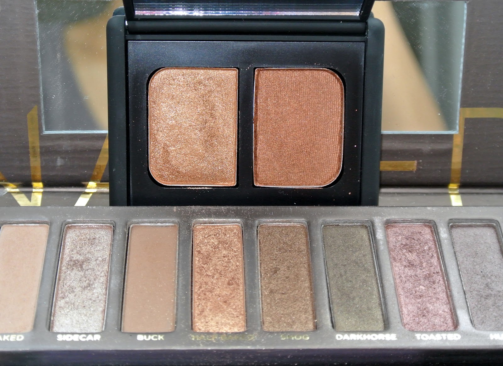 Nars Eyeshadow DUO "Isolde" (SWATCHED w/ Naked Palette from URBAN DECAY ...