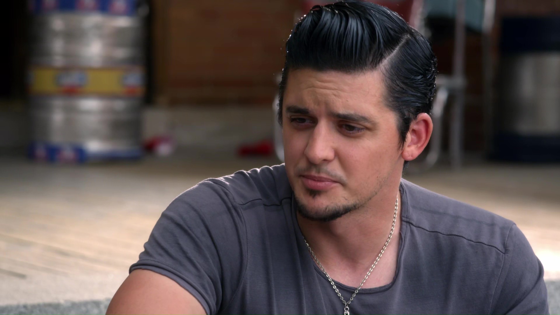 ausCAPS: James Cade shirtless in Blue Mountain State 3-07 "Superstition"