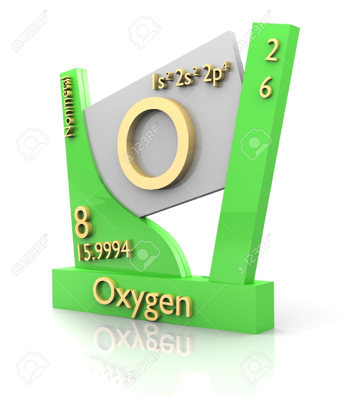 Heraldry of Life: 8.OXYGEN - ART with O-chemical element symbols
