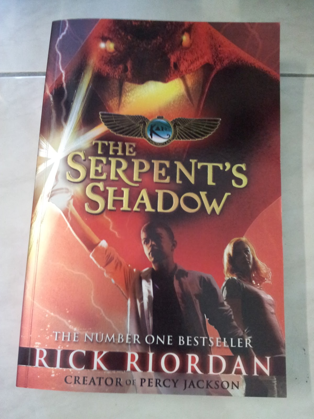 Stella's Book Shelf: The Serpent's Shadow by Rick Riordan