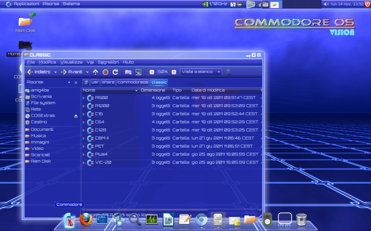 Commodore Computer Blog: Commodore OS 1.0 Vision Hands-On