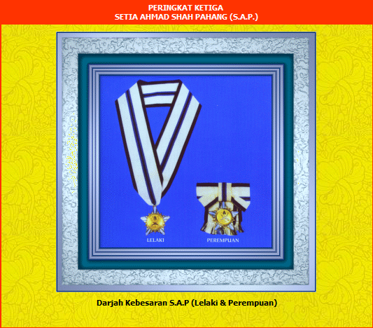 DARJAH KEBESARAN & PINGAT-PINGAT - I♥PAHANG