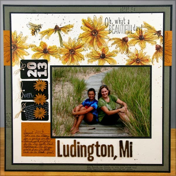 Club Scrap Creates: Scrapbook Page Inspiration