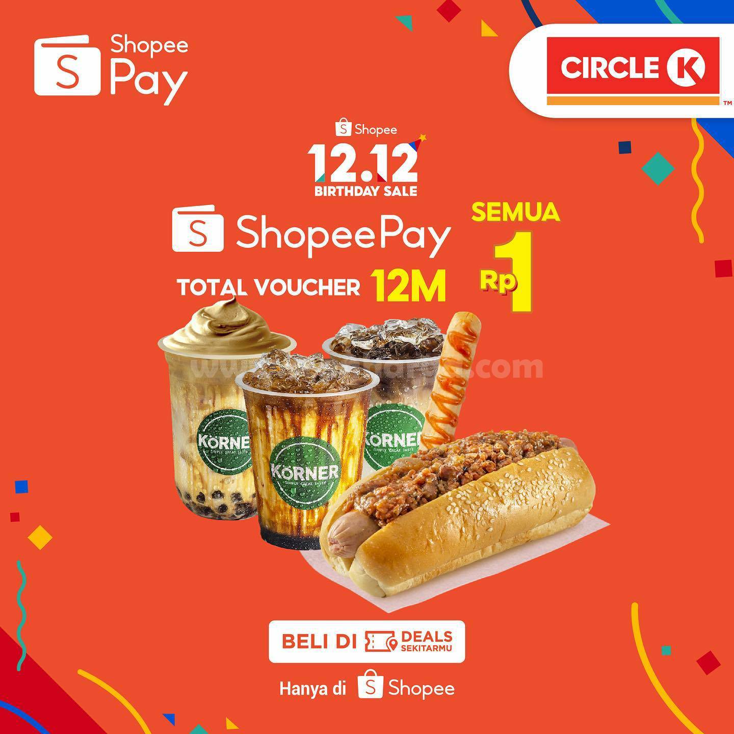 Promo Circle K Shopee 12.12. Birthday Sale - Beli Voucher Diskon ...