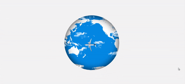 Website Programming: How to Create Earth Animation With a Plane and ...