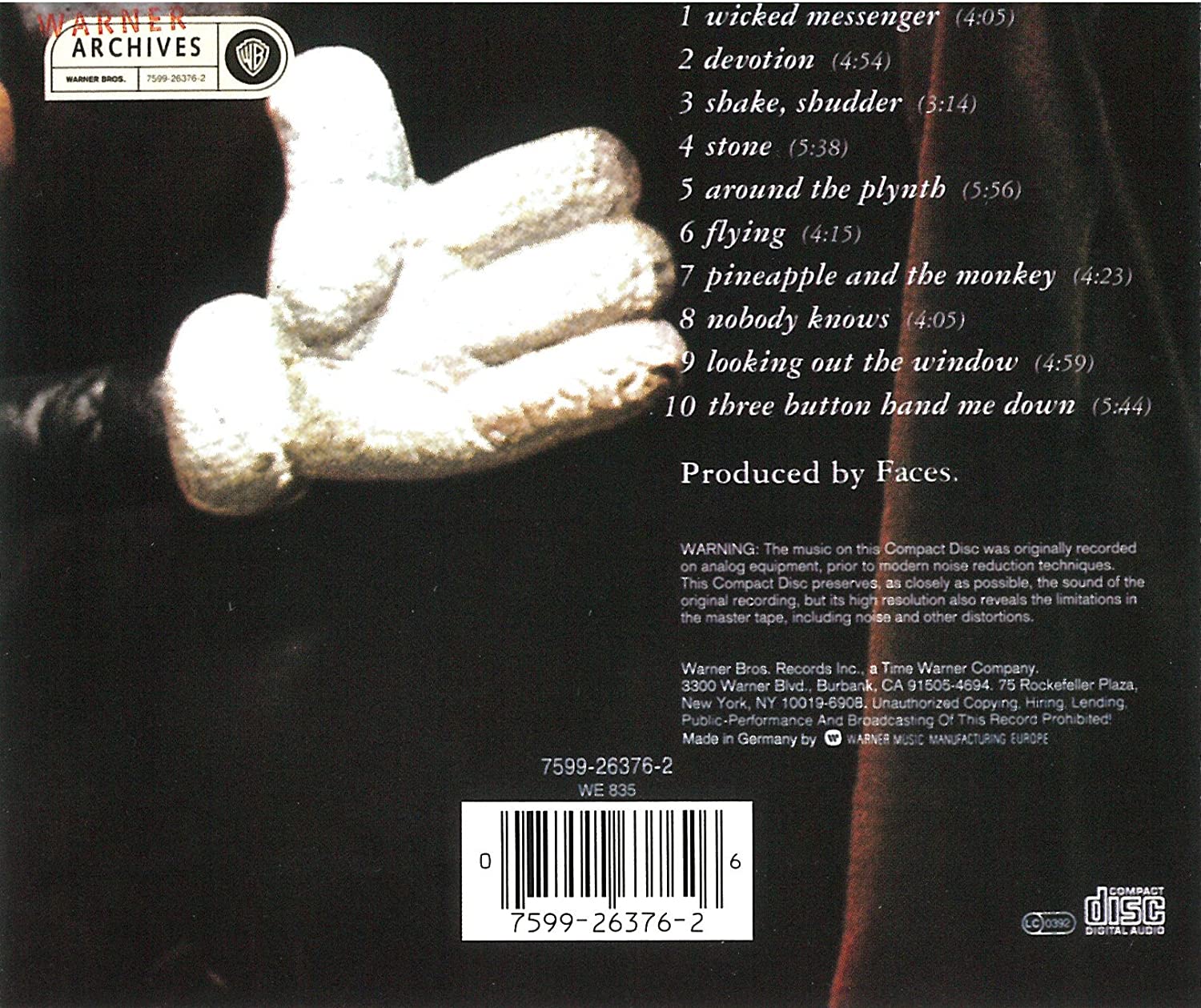 Classic Rock Covers Database: Faces - First Step (1970)