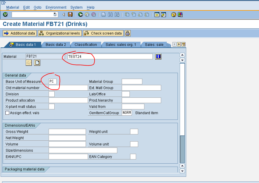 Uploading the Master records(MM01) to SAP System using Batch Input ...