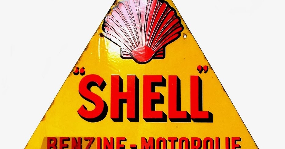 PATINA ANTIK: SHELL ENAMEL SIGN
