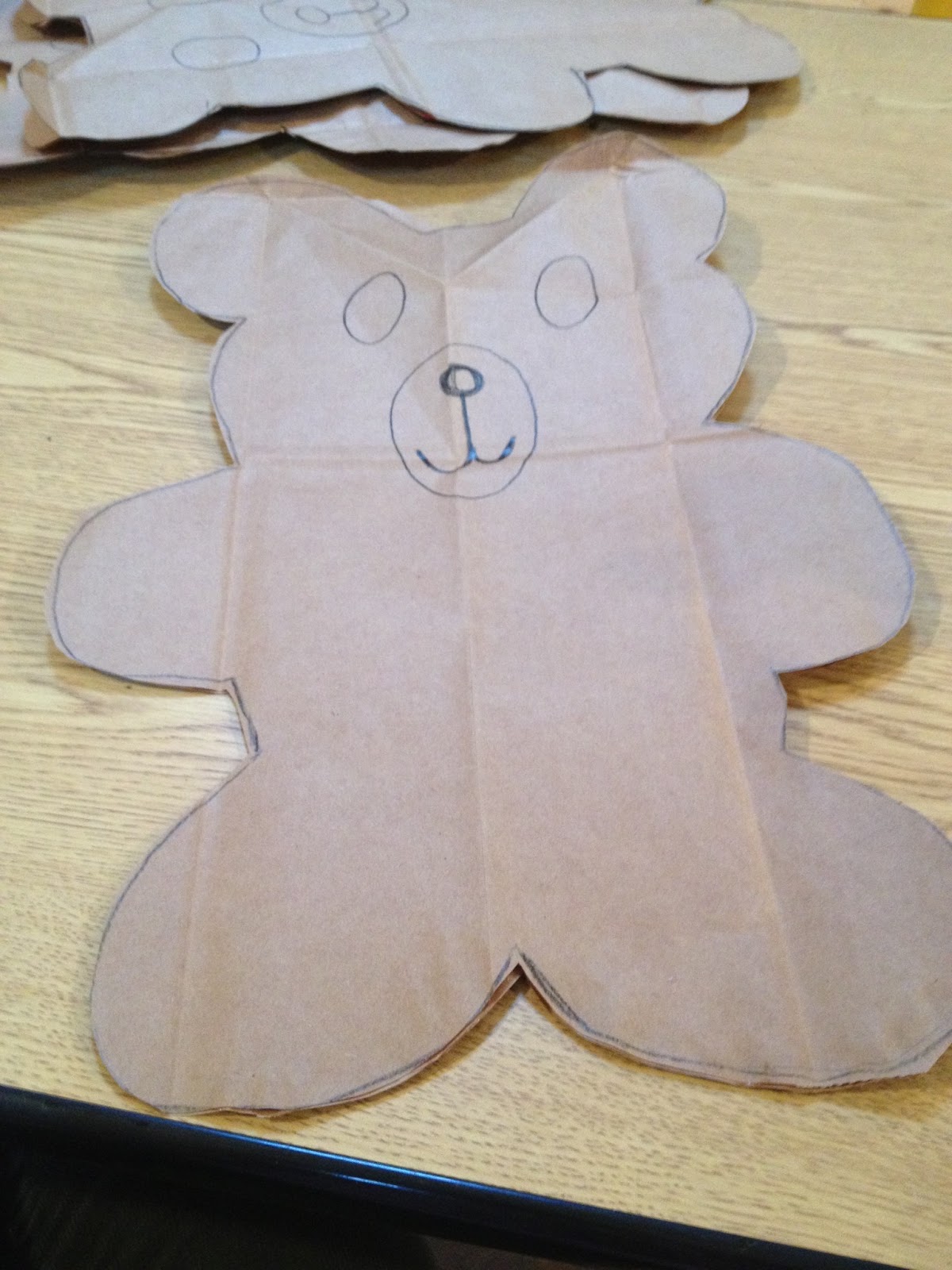 Evergreen Montessori House: Paper Bag Stuffed Teddy Bears