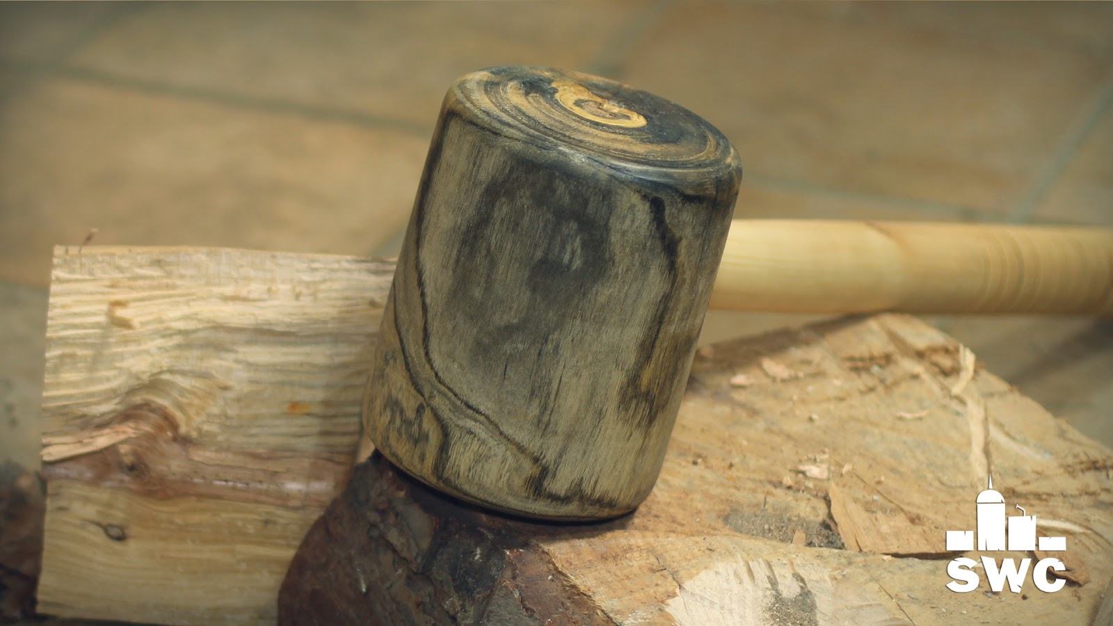 scrap wood city: How to make a big wooden mallet
