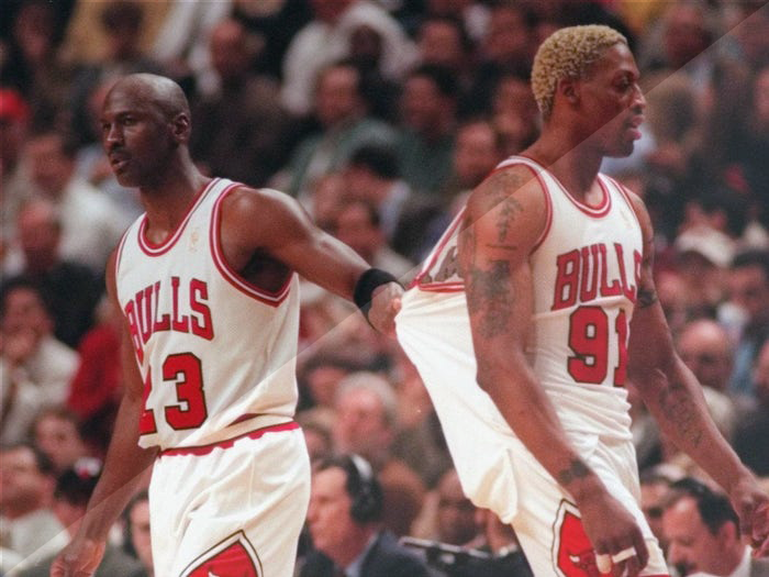 Dennis Rodman spent late-night athletic facility sessions rebounding ...