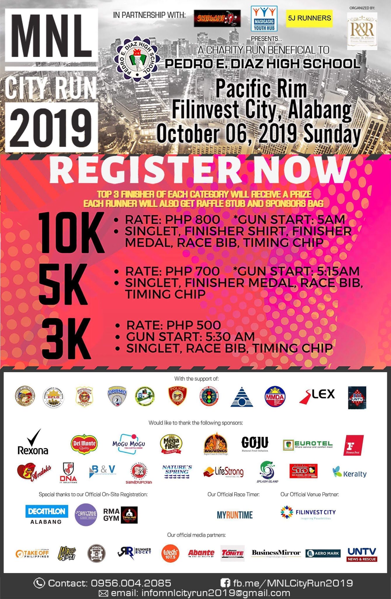 Manila Run 2019 Teams Up with Runner Rocky