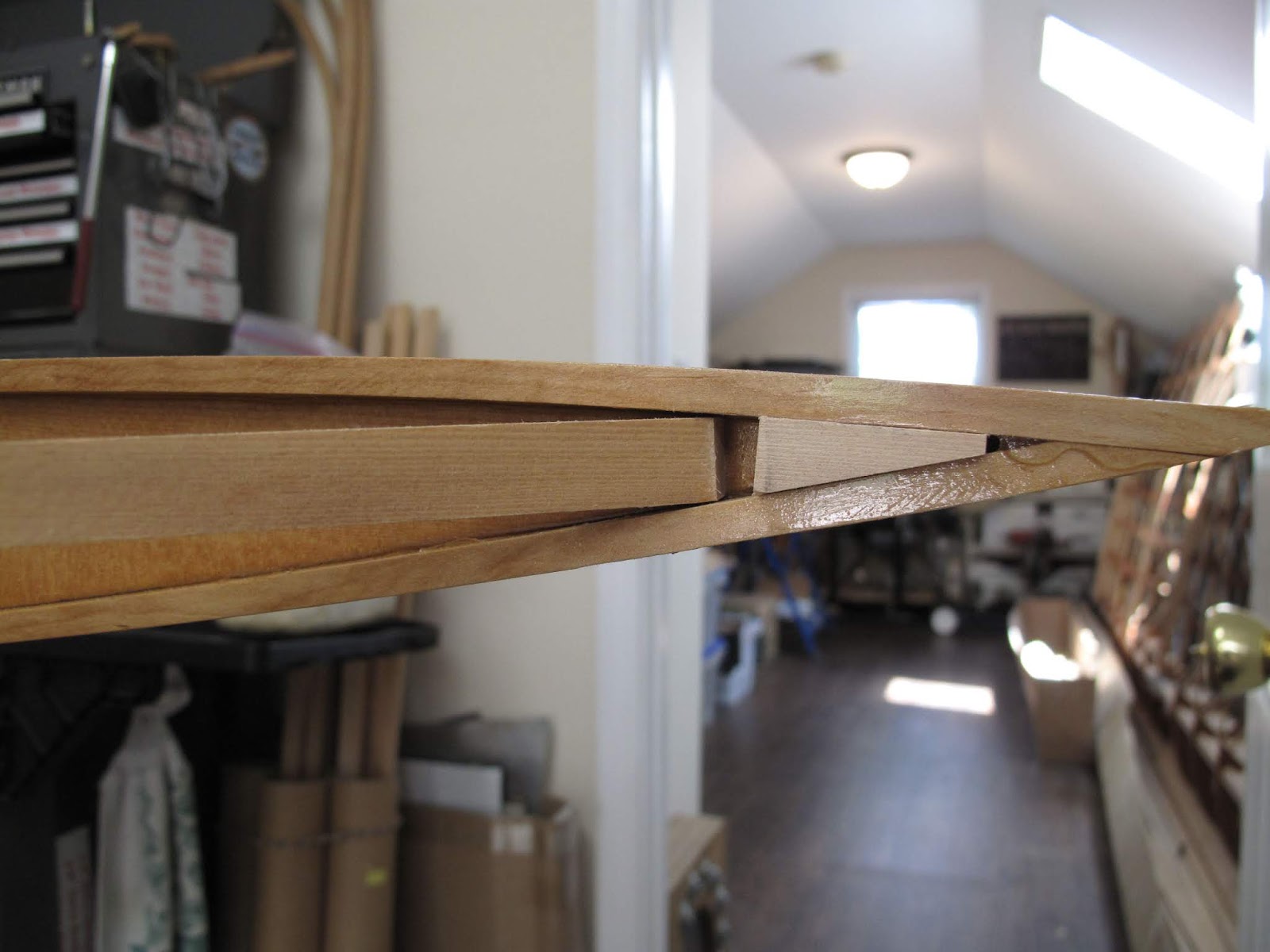 WACO NINE Rebirth: Diagonal Rib Bracing For Trailing Edge Wire