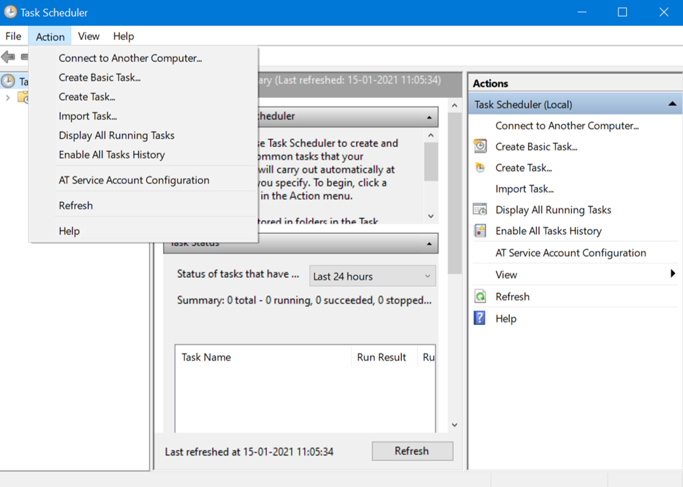 Windows Task Scheduler Tool