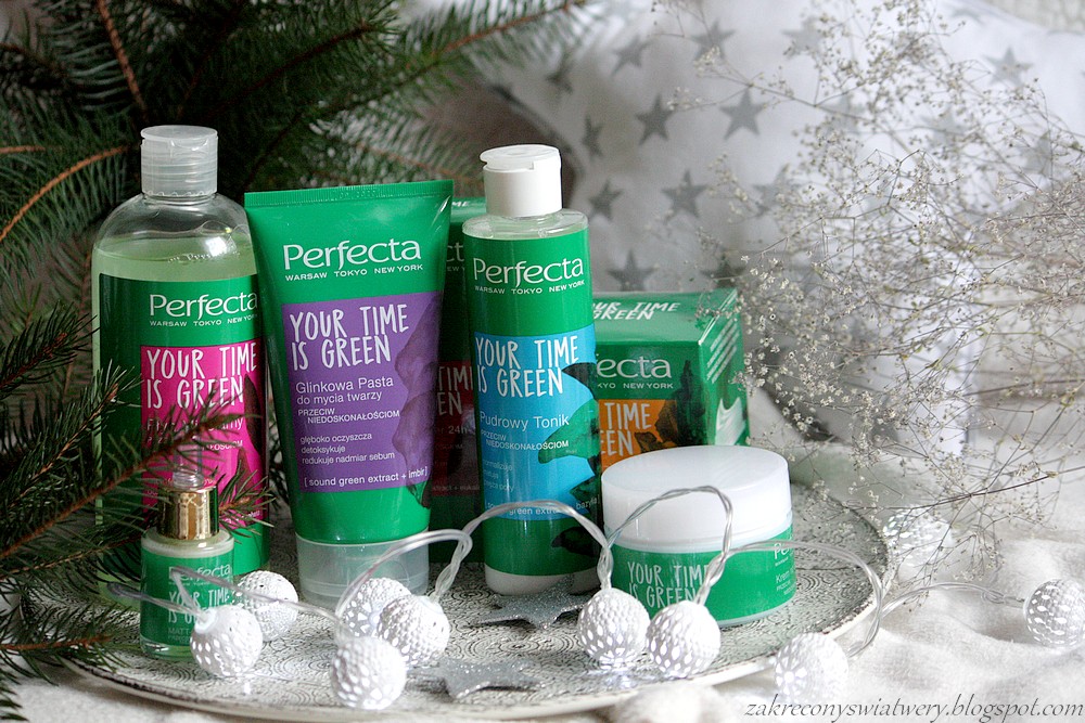Perfecta, Linia kosmetyków Your Time is Green do pielęgnacji cery z ...