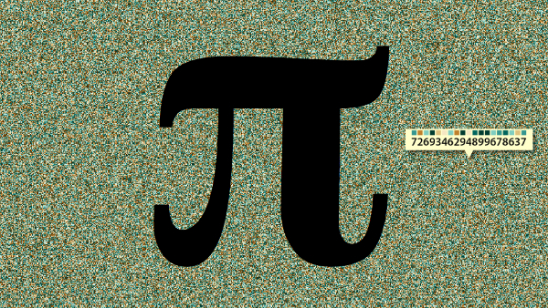 4 milhões de dígitos do $\pi$ (Pi) em uma imagem | Prof. Edigley ...