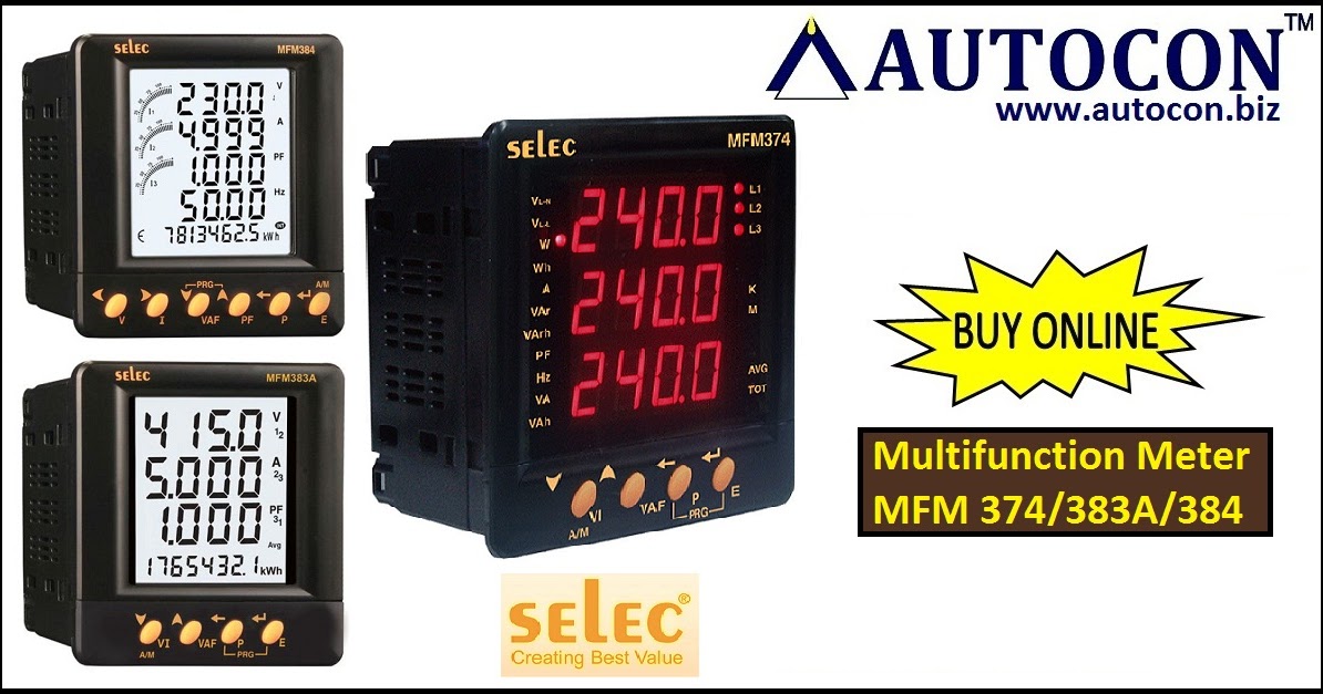 Selec make Multifunction Meters