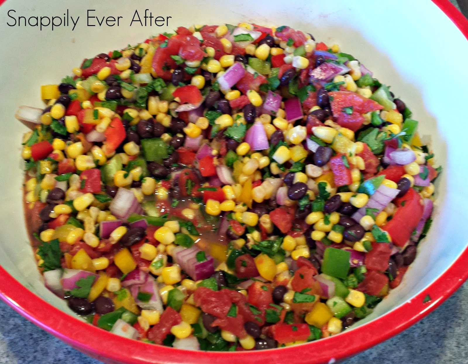 Snappily Ever After: Raw Veggie Salsa