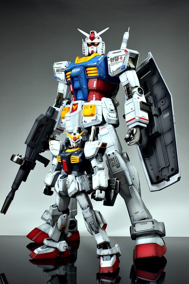 GUNDAM GUY: Mega Size 1/48 RX-78-2 Gundam - Painted Build