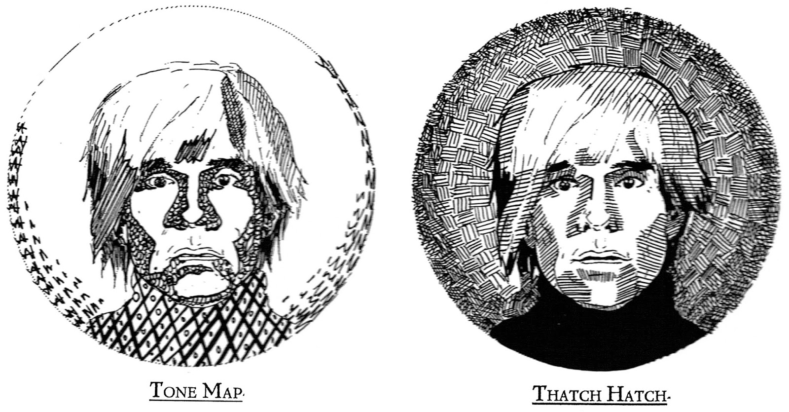 T. Motley, cartooniologist: Inking Comics Techniques: Tone Map and ...