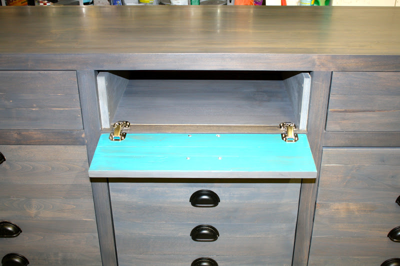 MakeMePrettyAgain: Printer Cabinet Finally done! RH knock-off!