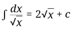 Mathseasy: Standard integrals
