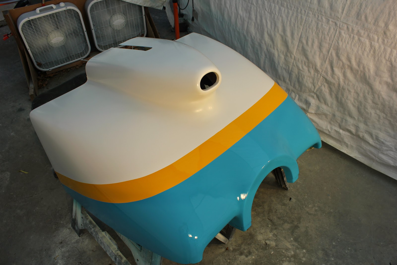 Larry's Airplane: Cowl Paint