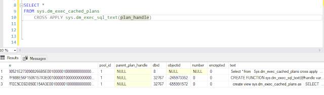 MSSql Server execution plan creation query for procedure - AspTricks.net