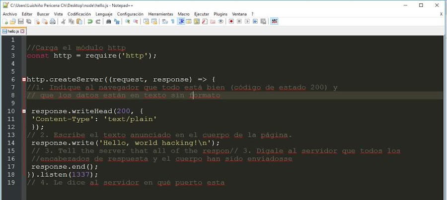 Servidor HTTP con nodejs - clase #2 | Tecnología