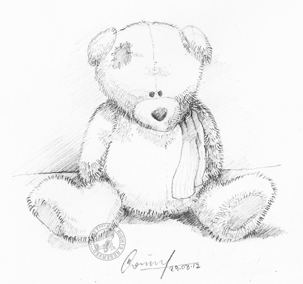 Unforgettable Art: sketch of the day : beruang