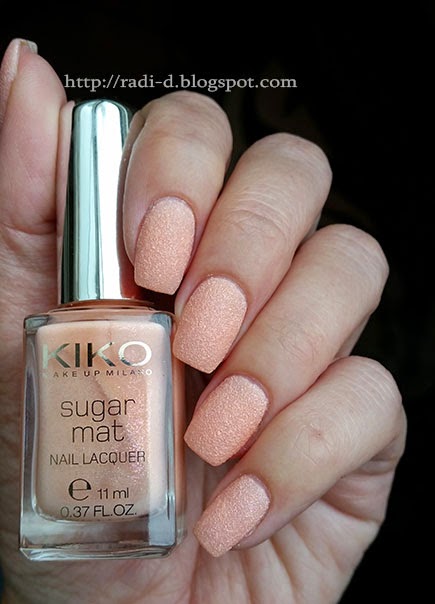 It`s all about nails: Kiko Sugar mat 451 Apricot