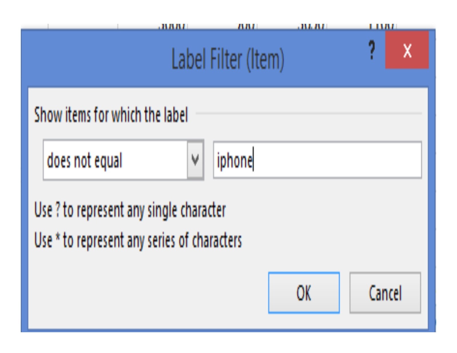 Windows and Office : Pivot Table - Filtering Windows and Office : Pivot Table - Filtering