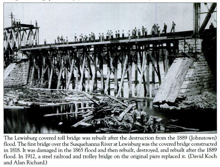 Valley Girl Views: When The Lewisburg River Bridge Was A Covered Bridge