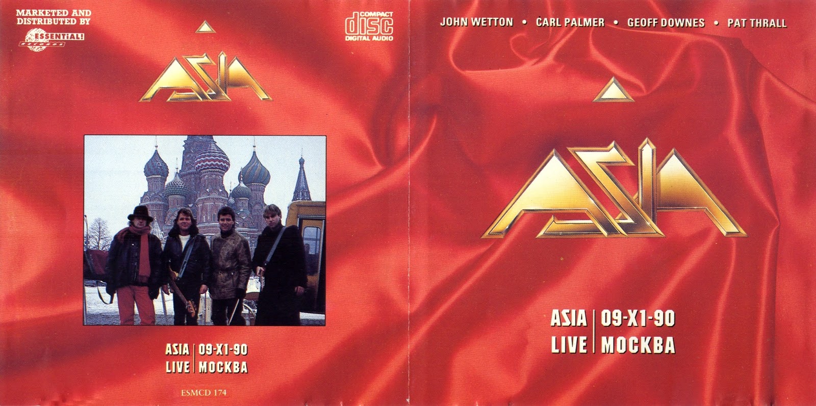 1990 Asia Live Mocквa 09-XI-90 - Asia - Rockronología