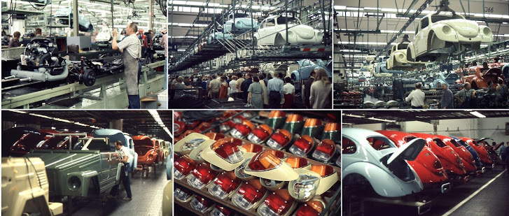 Just A Car Guy: for a great look into the VW Bug factory