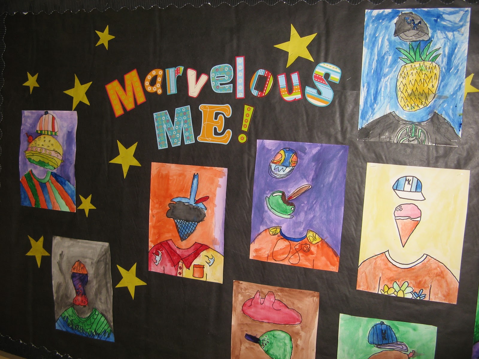 Mrs. Clause's Creative Classroom: René Margaritte inspired "Marvelous Me"