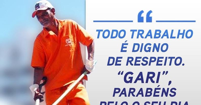 New Cultura, VEDEC: Dia do Gari. Day of the Gari.