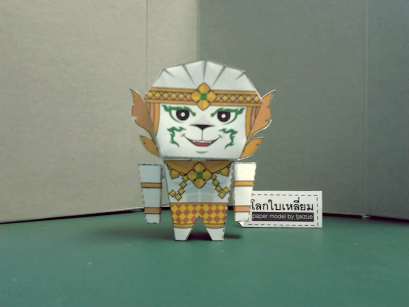 Paper Toy Hanuman - Papercraft4u | Free Papercrafts, Paper Toys, Paper ...