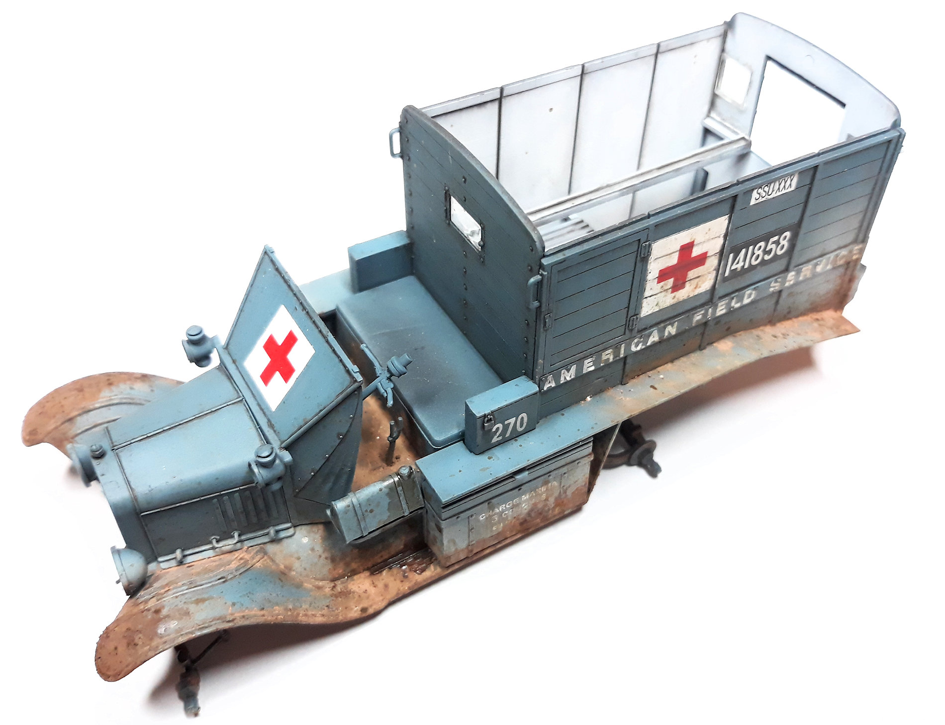 The Modelling News: Build review Pt. II: 1/35th scale Model T Ambulance ...