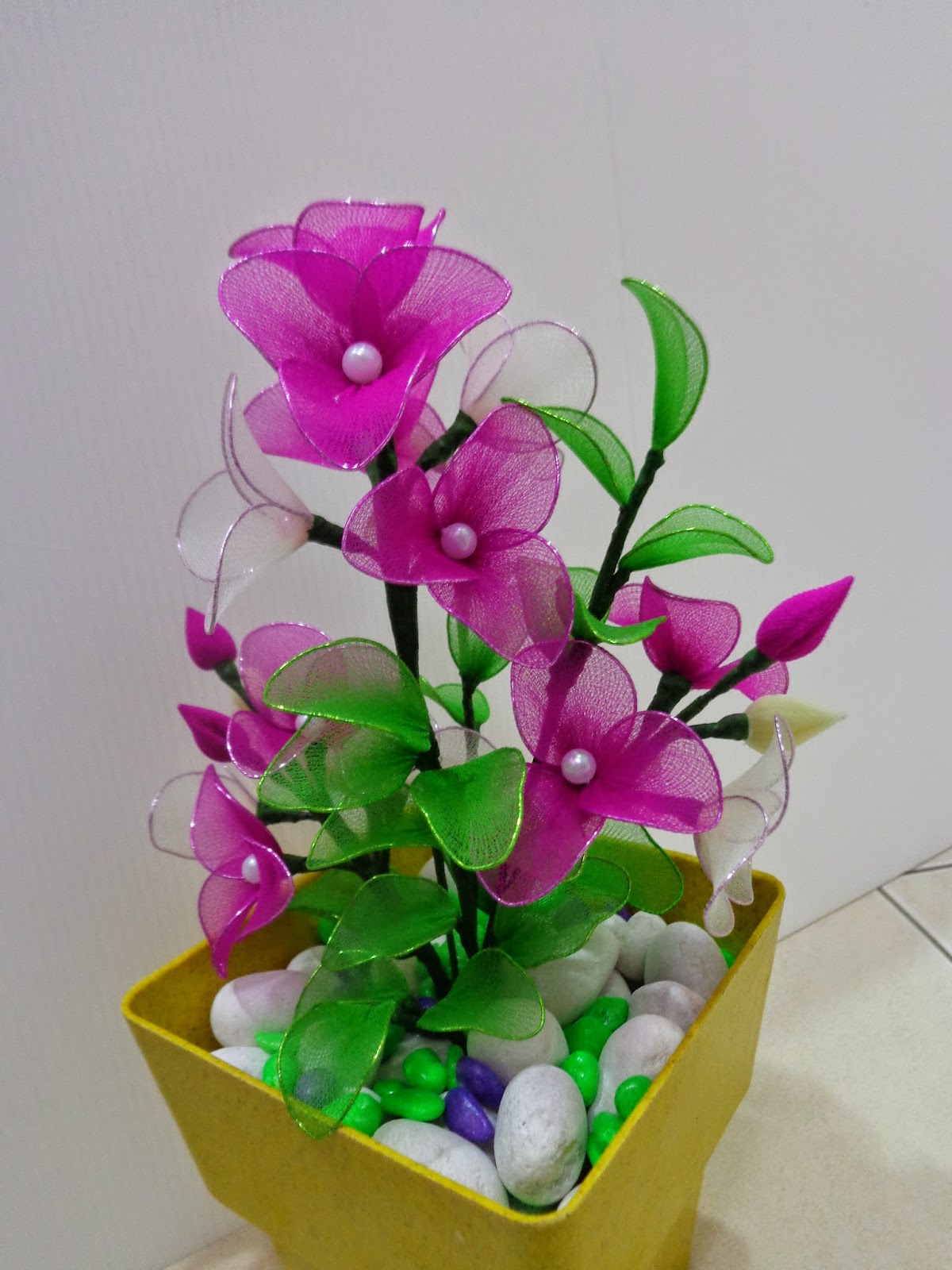 Bunga Pahar Dip & stokin Murah....D'myflora Craft: Tutorial