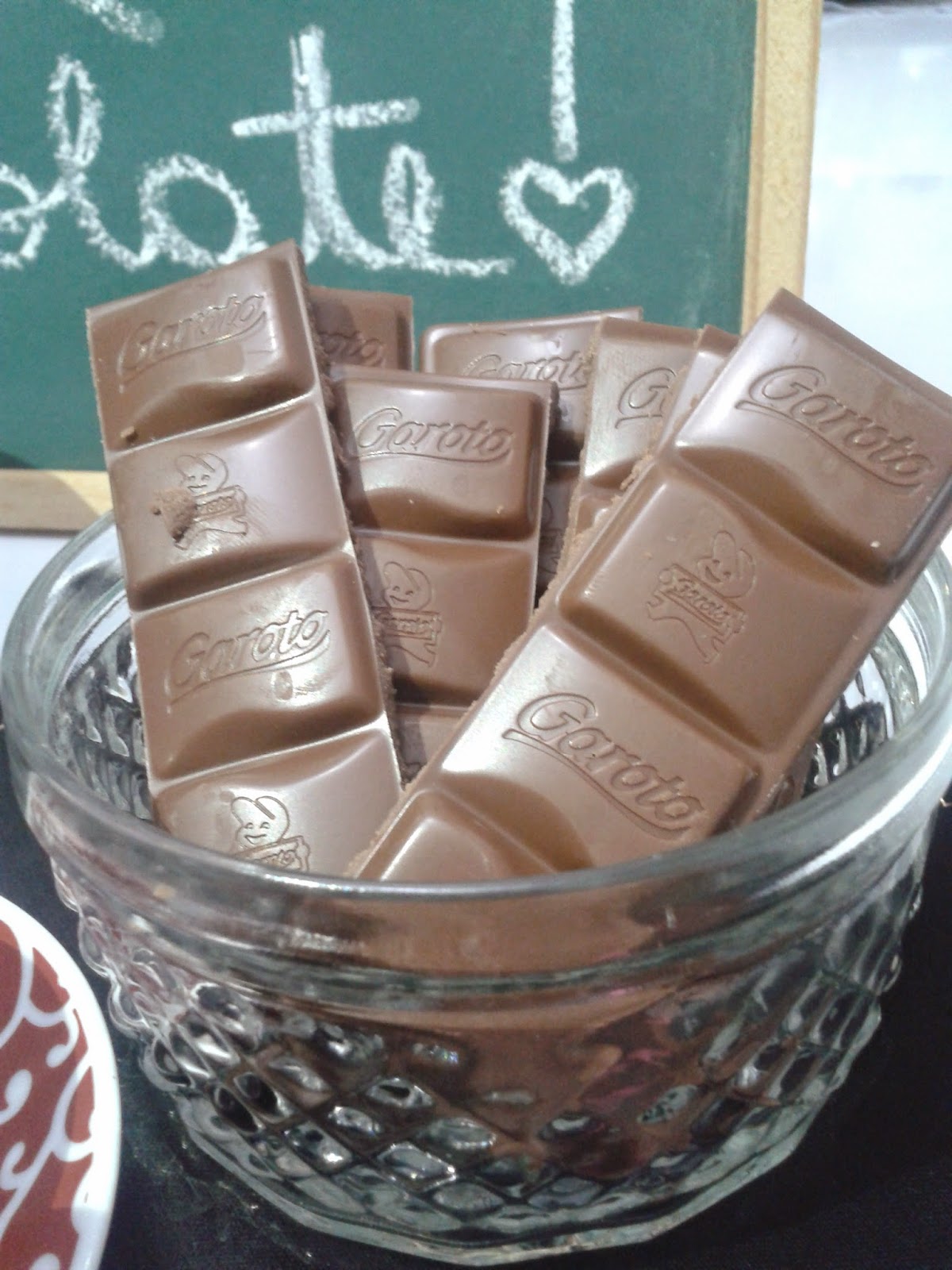 Cuidando da Noiva: Mesa posta - Bodas de Chocolate