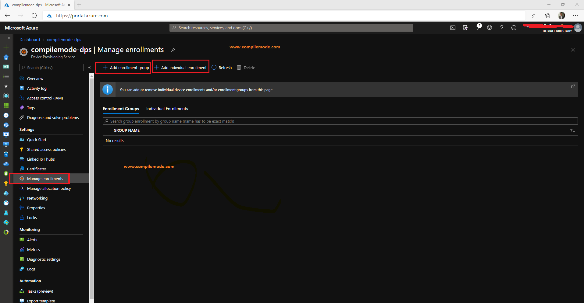 Provision X.509 Device Using Azure Device Provisioning Service