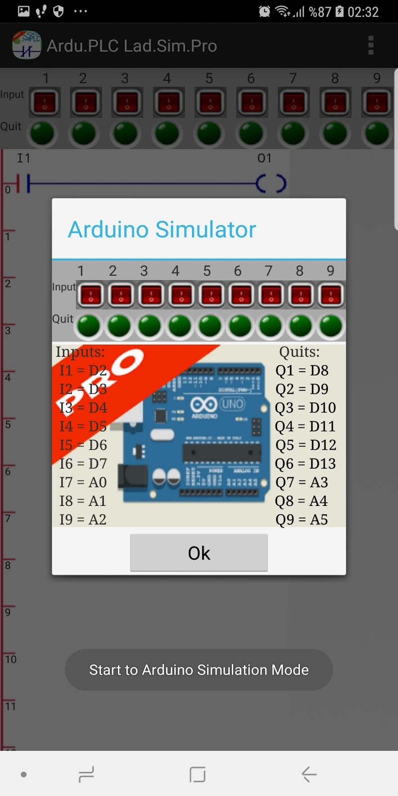 Arduino PLC - Ladder Simulator Pro: 2020