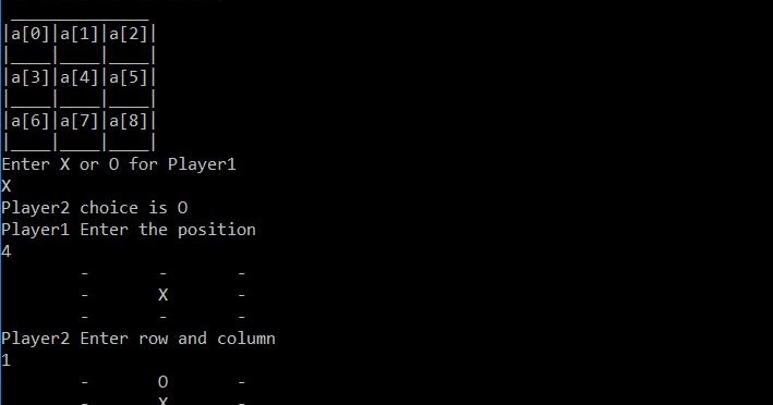 All C Programs: Program 100:TIC-TAC-TOE