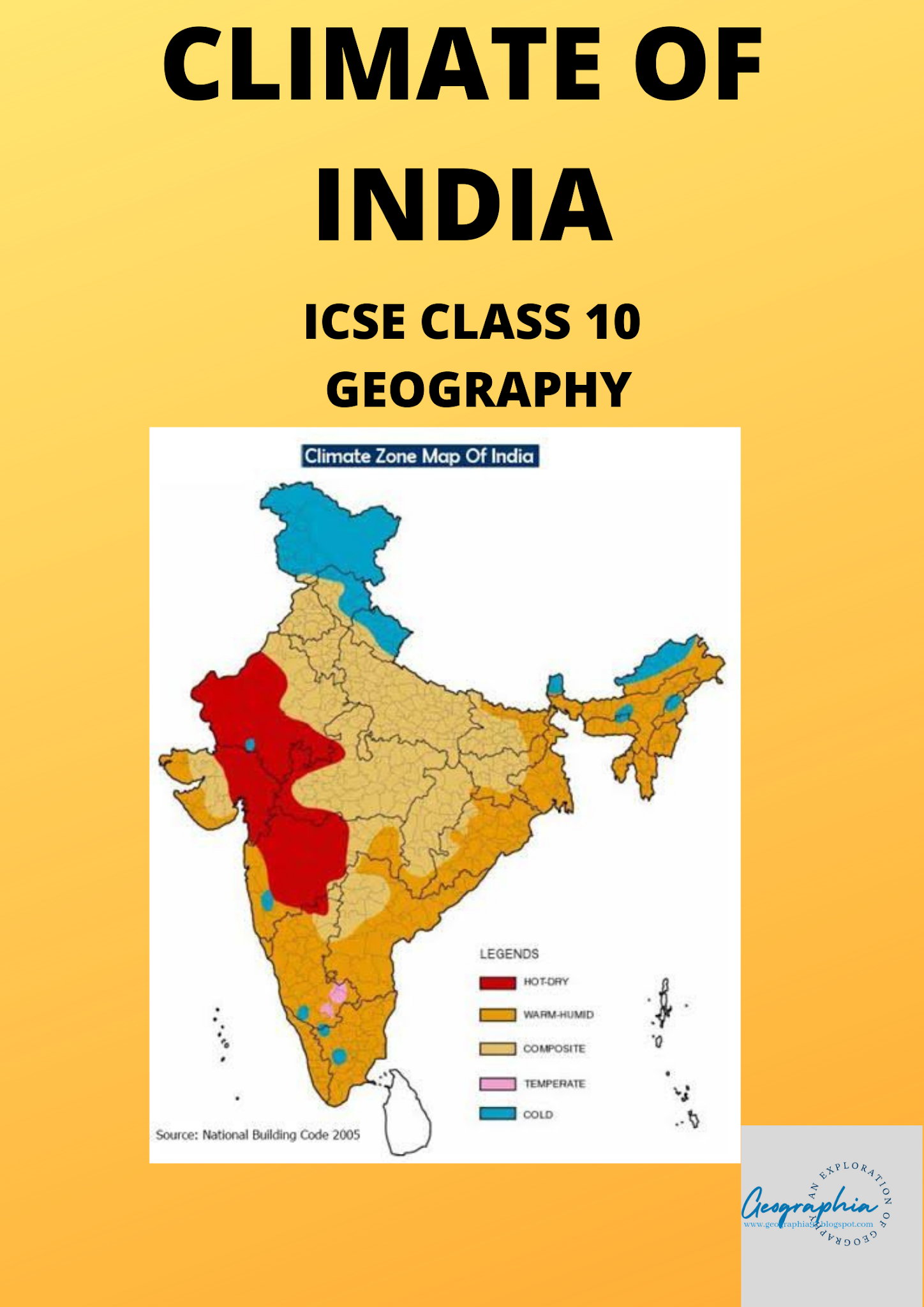 Climate of India//ICSE_class 10