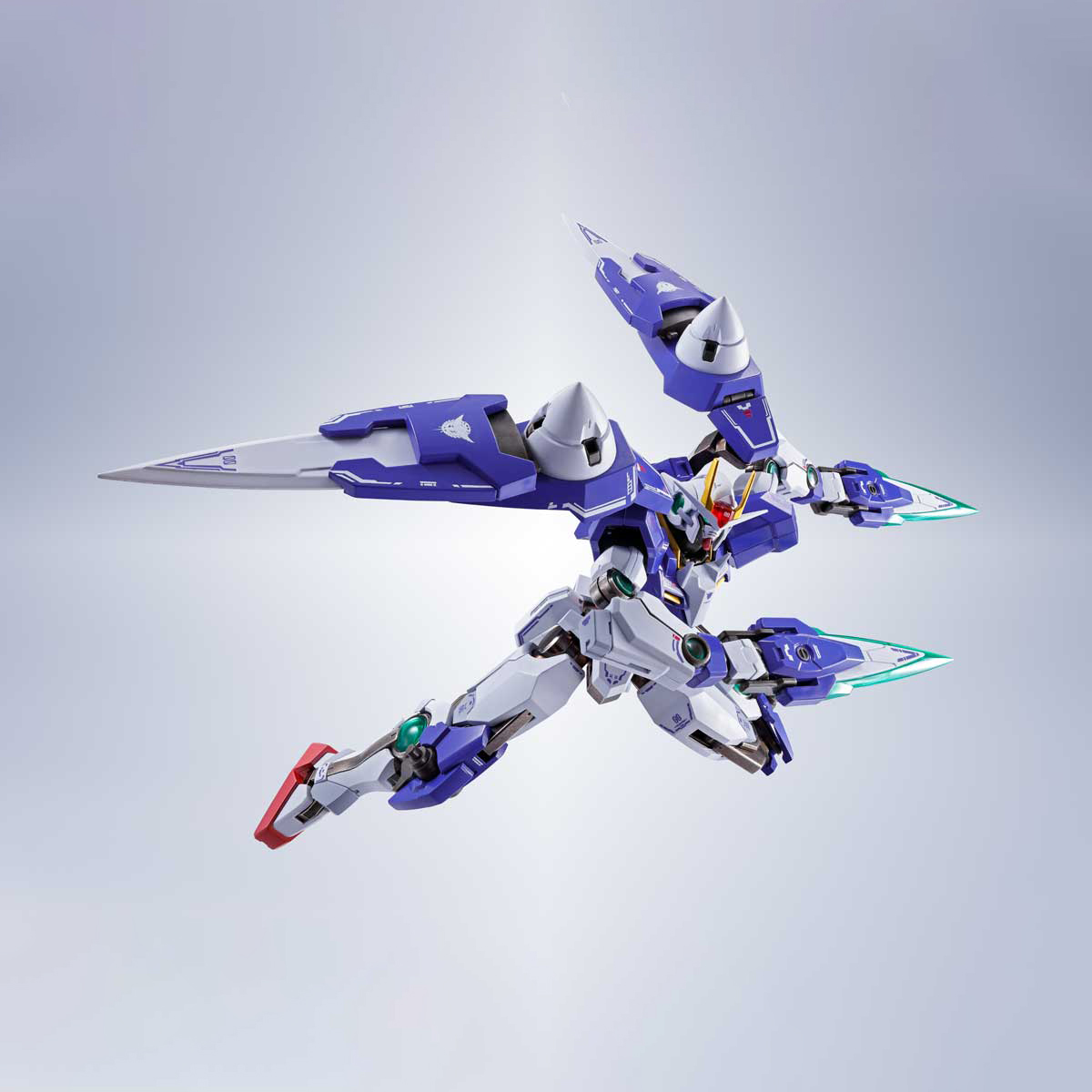 Metal Robot Spirits 00XN Raiser + Seven Sword + GN Sword II Blaster Set ...