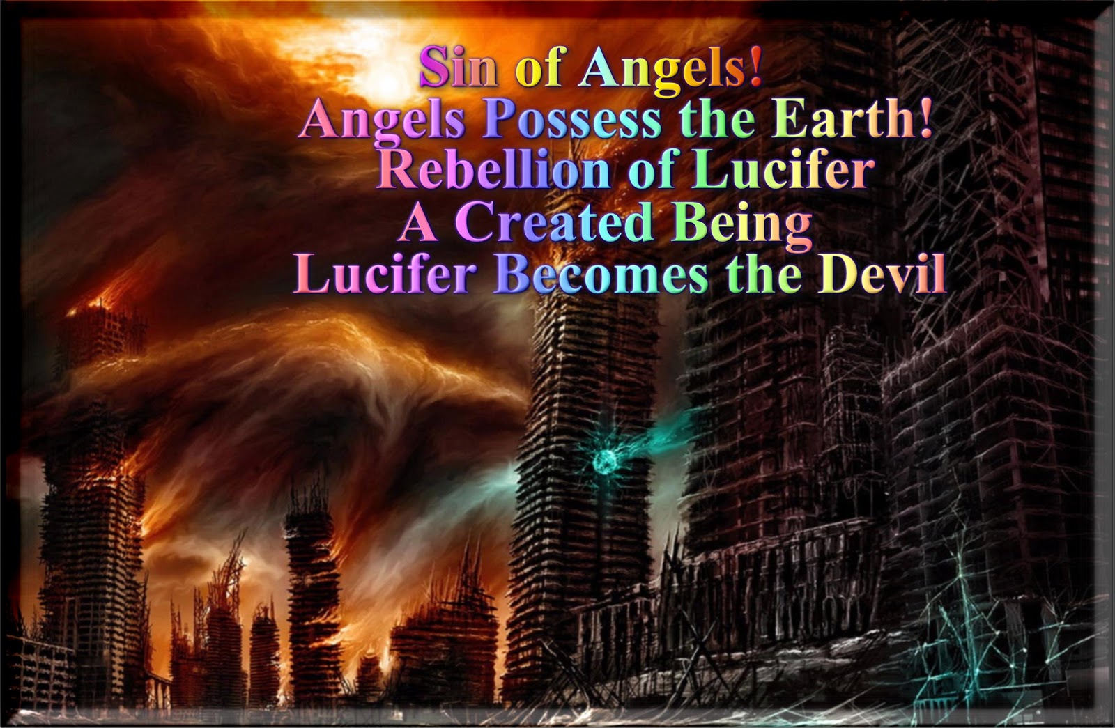 MIRACLE A.G.CHURCH: DID GOD CREATE A DEVIL?