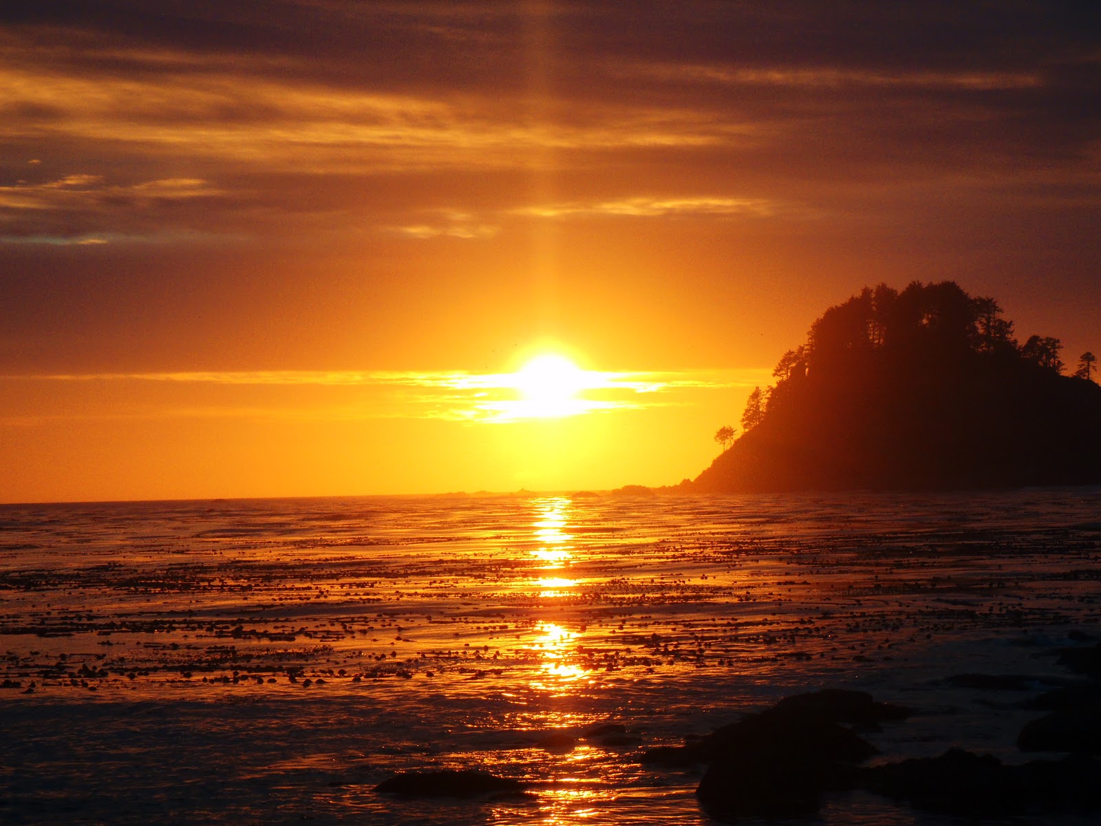 Last sunset in America, Cape Alava Washington
