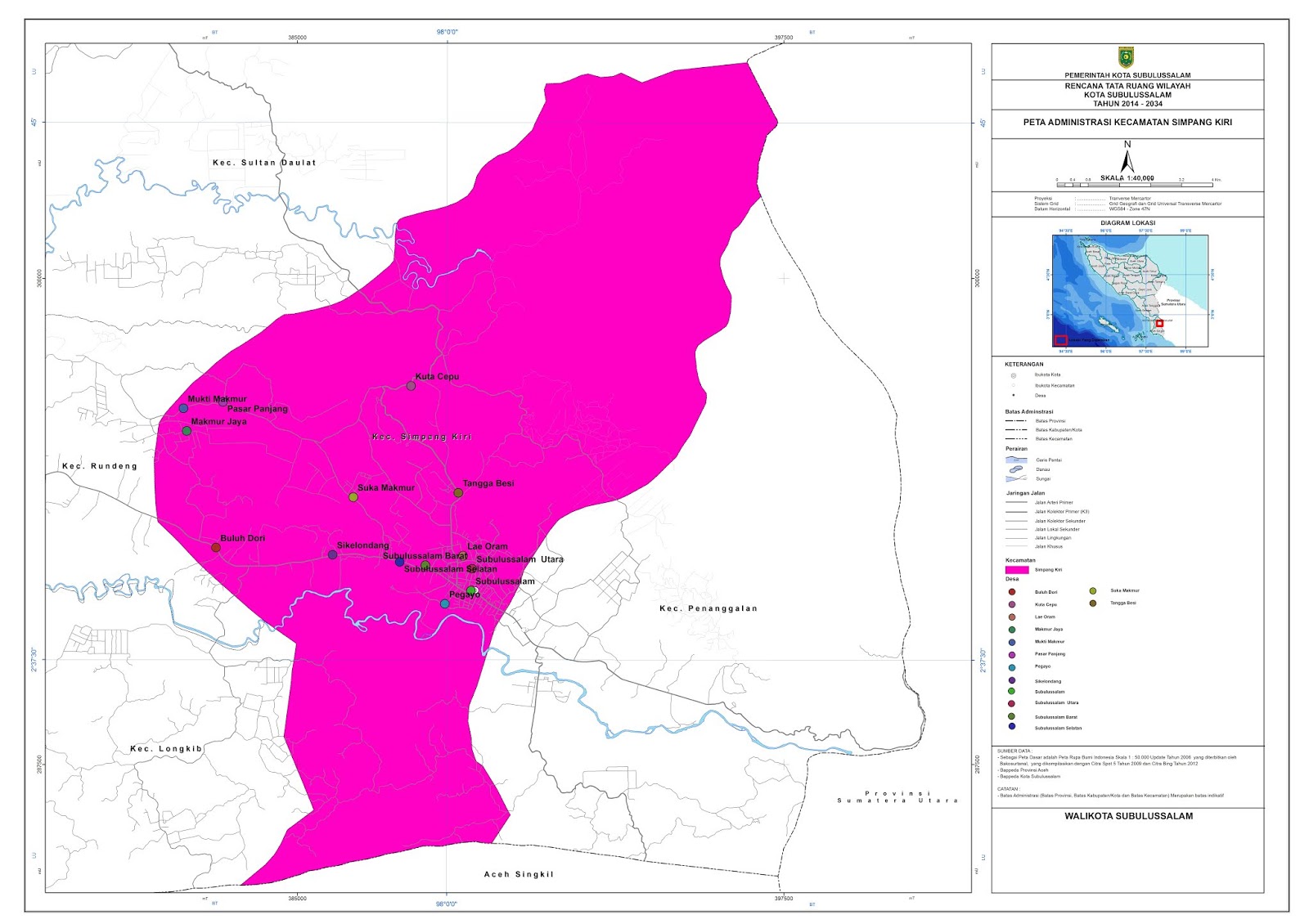 BADAN PERMUSYAWARATAN KAMPONG (BPK) KAMPONG MAKMUR JAYA: PETA ...