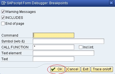 Thirsty of ABAP: Debugging - sapscript